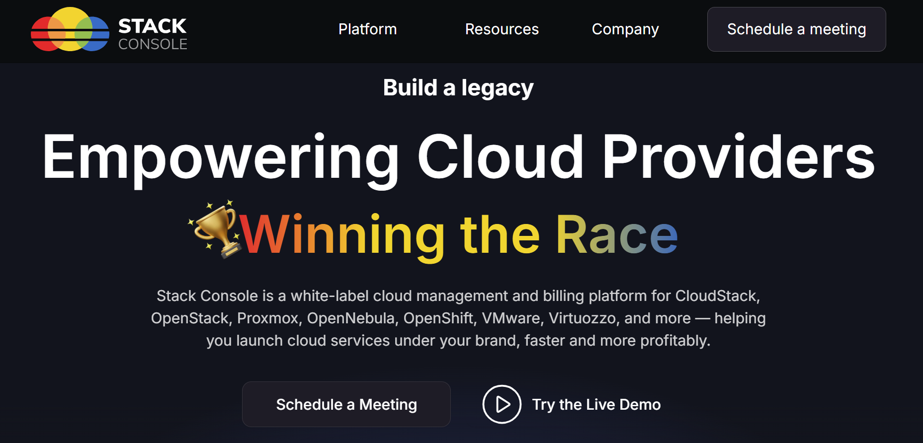 Cloud Management & Billing Platform | Stack Console